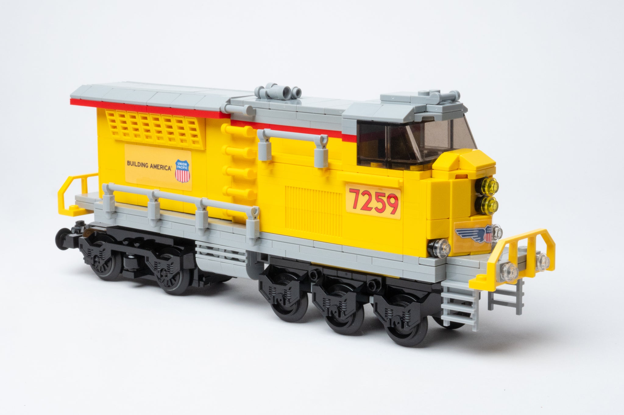 Union Pacific Freight Locomotive (GE ET44AC) Instructions – eggybricks